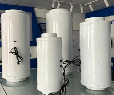 China Silent EC Mixed‑Flow Inline Duct Fan, Sound‑Insulated Tube Ventilation Fan for sale