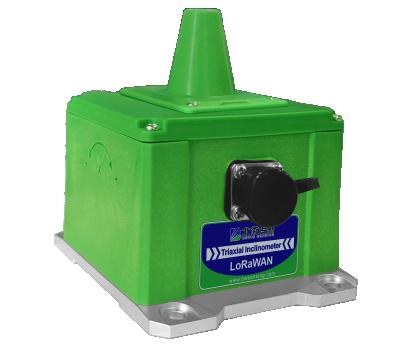 China LoRaWAN LWHD-WM400 Long Distance Wireless Inclinometer Accuracy 0.005° for sale