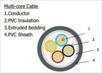 China PVC Insulated Control Cables 0.6/1kV with 1.5-4mm² Copper Conductors and 7-37 Cores for Industrial Applications for sale