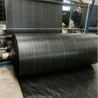China PP Woven Weed Mat 90gsm Ground Cover Fabric UV Treated 3-5 Year Lifespan for sale