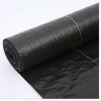 China PP Woven Weed Barrier Ground Cover Fabric 90gsm 1m Wide UV Treated Landscape Mat for sale
