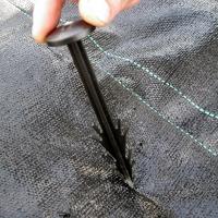 China PP Woven Anti Weed Mat 90gsm Black Plastic Mulch Film Ground Cover 1m x 50m for sale