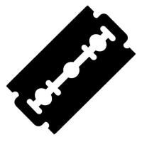 China Double Edge Stainless Steel Safety Razor Blade 100 Pack Platinum Coated for sale