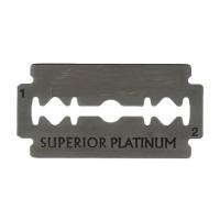 China Double Edge Razor Blades 100 Pack Stainless Steel Platinum Coated Men Safety Shaving for sale