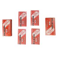 China Double Edge Safety Razor Blade Stainless Steel 2.2x4.4cm Platinum Coated 100 Pack for sale