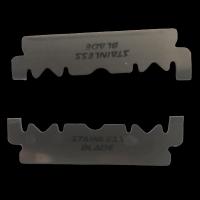 China Wholesale Stainless Steel Half Single Edge Razor Blade 2.2x4.4cm for Barber Shaving for sale