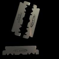 China Stainless steel,platinum and teflon coated single edge half blade for sale