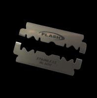 China Half Cut 100 Blades Pack Razor Blades for Barber Single Edge Stainless Steel 2.2x4.4cm for sale