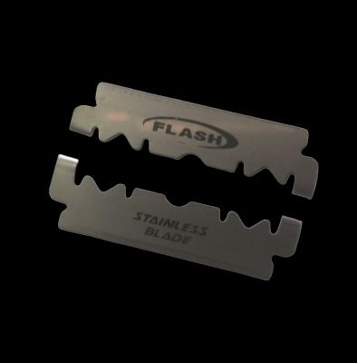 China Half Cut 100 Blades Pack Razor Blades for Barber Single Edge Stainless Steel 2.2x4.4cm for sale