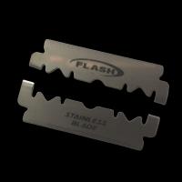 China Half Cut 100 Blades Pack Razor Blades for Barber Single Edge Stainless Steel 2.2x4.4cm for sale