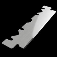 China Disposable Half Cut Shaving Blades Single Edge Stainless Steel 2.2x4.4cm 100pcs for sale
