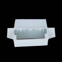 China Stainless Steel Double Edge Razor Blade 2.2x4.4cm Platinum Coated Men Safety Shaving Blade 100 Pack for sale