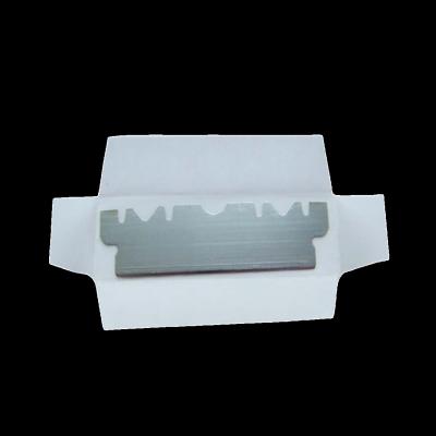 China Stainless Steel Double Edge Razor Blade 2.2x4.4cm Platinum Coated Men Safety Shaving Blade 100 Pack for sale