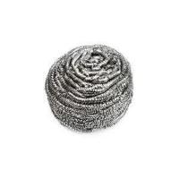 China Stainless Steel Scrubber 410 430 Kitchen Cleaning Scourer 15g Custom Weight for sale