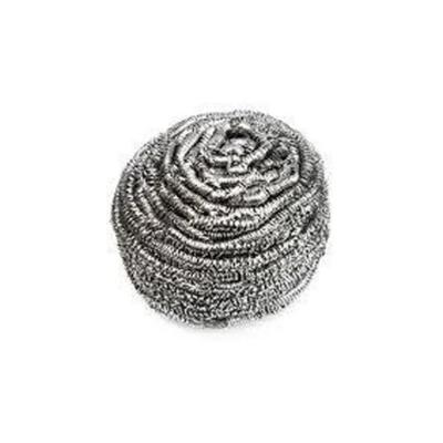 China Stainless Steel Scrubber 410 430 Kitchen Cleaning Scourer 15g Custom Weight for sale