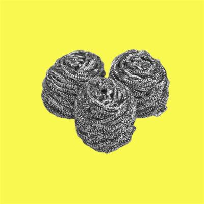 China Stainless Steel Scourer Scrubber Cleaning Ball 15g Kitchen Pot Scourer 410 430 for sale