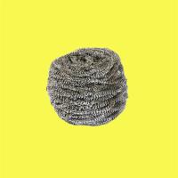 China Stainless Steel Scourer Scrubber Cleaning Ball 15g Kitchen Pot Scourer 410 430 for sale