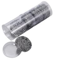 China Stainless Steel Scourer 15g Heavy Duty Scrubber for Kitchen Cleaning 410/430 Wire for sale