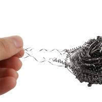 China Custom Stainless Steel Scourer SS410 15g Kitchen Cleaning Scrubber for Pots and Pans for sale