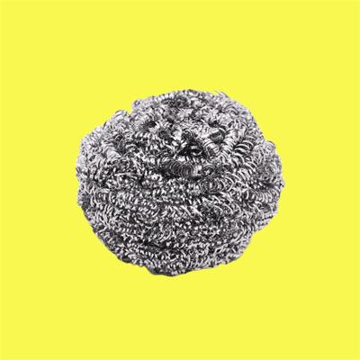 China Stainless Steel Wire Scourer 15g Kitchen Cleaning Scrubber for Pots Pans Sinks for sale