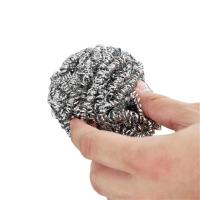 China Stainless Steel Scrubber SS410 15g Kitchen Cleaning Scourer for Pots and Tiles for sale