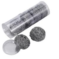 China Stainless Steel Scrubber SS410 15g Kitchen Cleaning Scourer for Pots and Tiles for sale