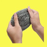 China Stainless Steel Scourer Kitchen Wire Washing Balls Scrubbing Sponges 15g 410 for sale