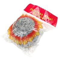 China Stainless Steel Scourer Kitchen Wire Washing Balls Scrubbing Sponges 15g 410 for sale