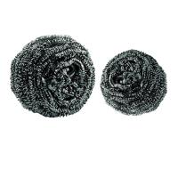 China AISI410 430 Stainless Steel Wire Wool Scourer 15g Kitchen Cleaning Scrubber Sponge for sale