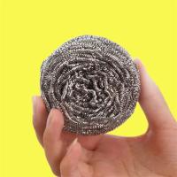 China Stainless Steel Scourer 15g Kitchen Cleaning Scrubber for Pots and Tiles for sale