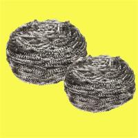 China Stainless Steel 410 Flat Wire Dish Scrubber 15g Kitchen Cleaning Scourer for sale