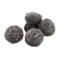 China Stainless Steel 410 Flat Wire Dish Scrubber 15g Kitchen Cleaning Scourer for sale