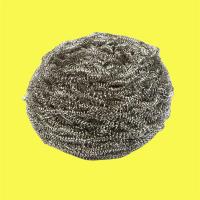 China Stainless Steel 410 Flat Wire Dish Scrubber 15g Kitchen Cleaning Scourer for sale