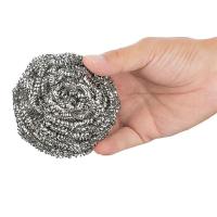 China Stainless Steel Scourer Scrubber 15g Heavy Duty Kitchen Cleaning Sponge Set for sale