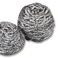 China Stainless Steel Scourer Sponge Scrubber 15g Extra Large for Kitchen Pot Cleaning for sale
