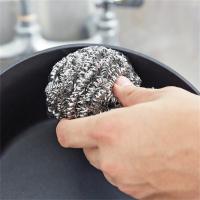 China SS 410 Stainless Steel Scrubber Scourer 15g Kitchen Cleaning Pot Scourer for sale