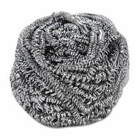 China Stainless Steel Scourer 15g Kitchen Scrubber Pot Cleaning Ball SS410 Wire Wool for sale