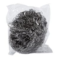 China Stainless Steel Spiral Scrubber 15g 410 Wire Scourer Pad for Pot Cleaning Kitchen Tool for sale