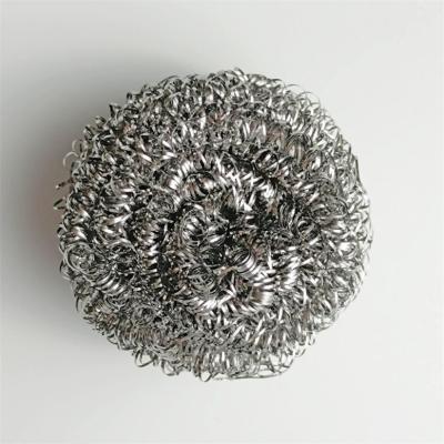 China Stainless Steel Scrubber Scourer 410 Kitchen Cleaning Ball 15g Custom Weight for sale