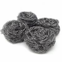 China Stainless Steel Scrubber 410 430 Metal Scouring Pads 15g Kitchen Cleaning Steel Wool Pads for sale