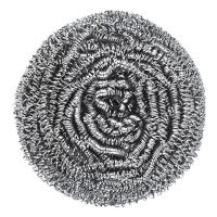 China Stainless Steel 410 Scrubber 0.13mm Kitchen Scourer for Pot Cleaning for sale