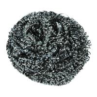 China Stainless Steel Scourer 410 Kitchen Cleaning Scrubber 15g Pot Scourer Wire Ball for sale