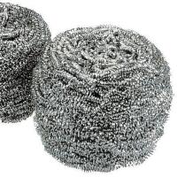 China Stainless Steel Scourer 6 Pack 15g Kitchen Scrubber for Pots Pans Sinks Cleaning for sale