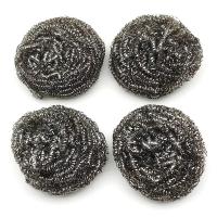 China Stainless Steel Scourer 6 Pack 15g Kitchen Scrubber for Pots Pans Sinks Cleaning for sale