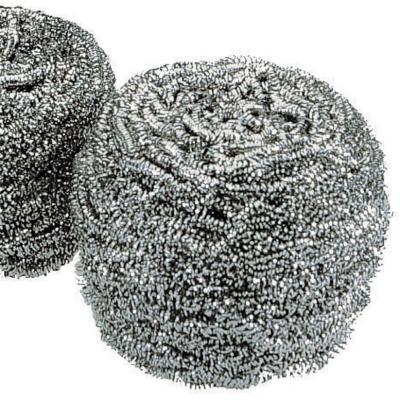 China Stainless Steel Scourer 15g Bulk Pack Heavy Duty Kitchen Cleaning Scrubber 410 430 for sale