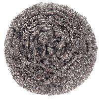China Stainless Steel Scourer 410 Kitchen Cleaning Scrubber 15g Pot Scrubber Wire Ball for sale