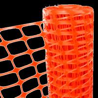China HDPE Woven Orange Safety Barrier Mesh 1m x 50m UV Stabilized Snow Fence for sale