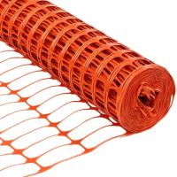 China Orange HDPE Safety Barrier Fence 1x50m UV Stabilized Warning Mesh for Construction Sites for sale