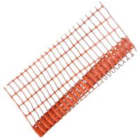 China Woven Orange Safety Barrier Mesh HDPE UV Stabilized 1m x 50m Roll for sale