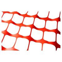 China 100% Virgin HDPE Orange Safety Fence 1m x 50m UV Stabilized Barrier Net for Construction for sale